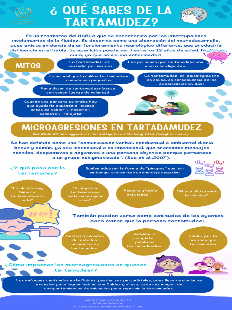 Infografia - Tartamudez | PDF