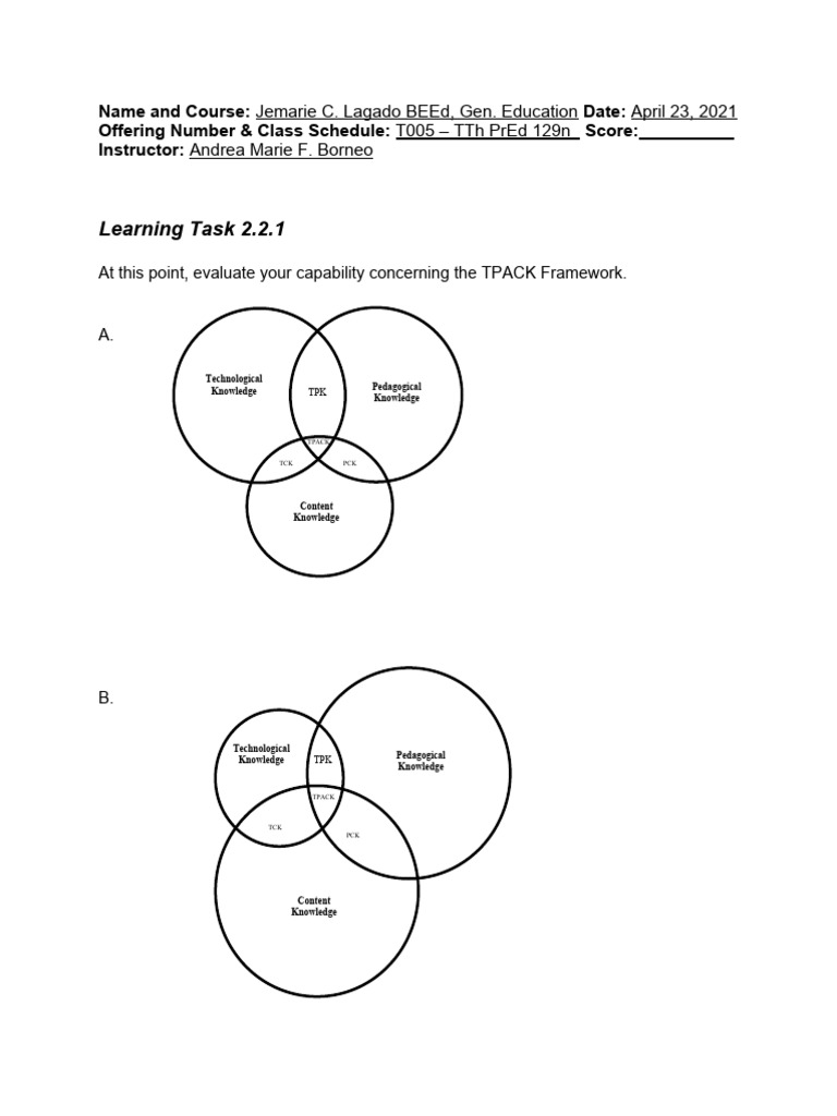 Learning Task 2.2.1 | PDF