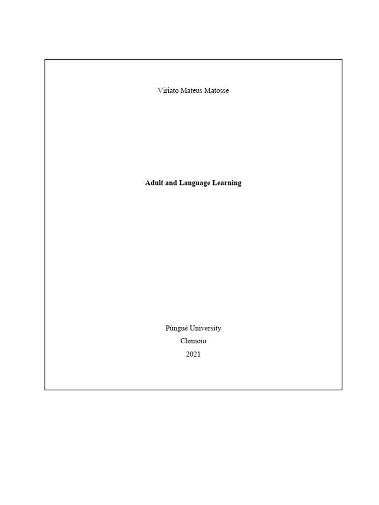 Adult Language | PDF