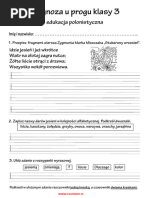 Detektyw Pozytywka Streszczenie Plan | PDF