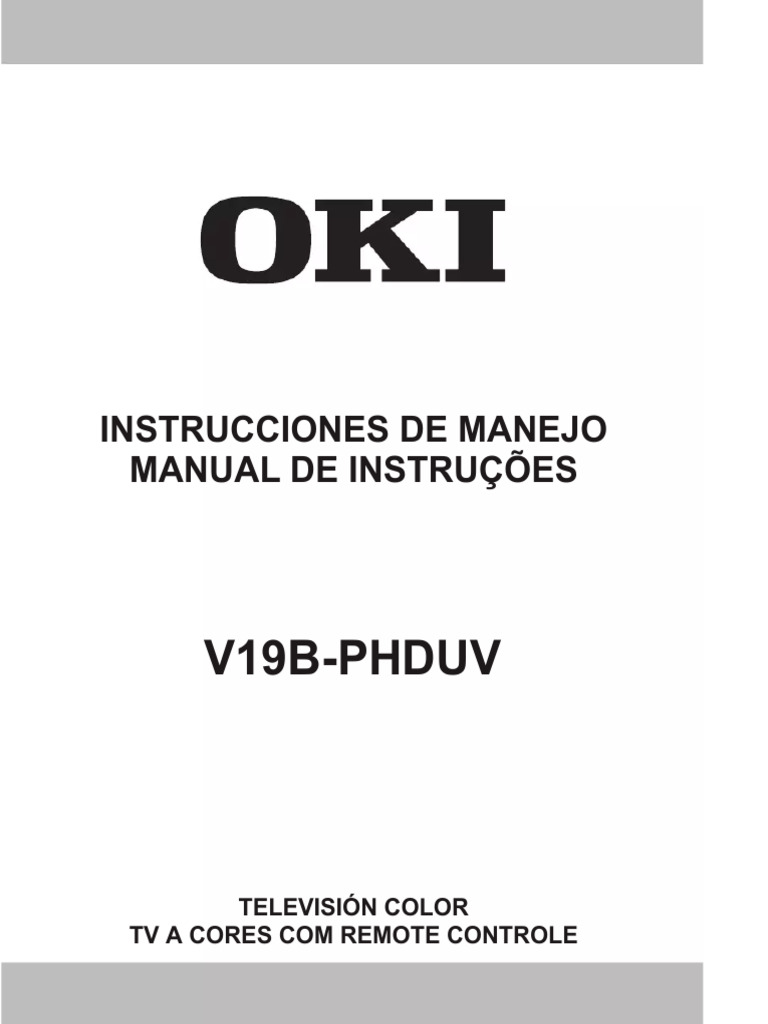 Oki TV 19 | PDF
