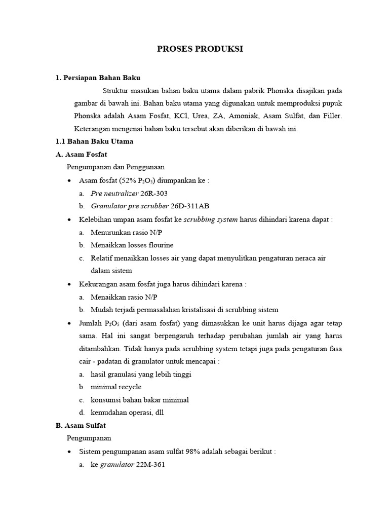 Proses Produksi | PDF