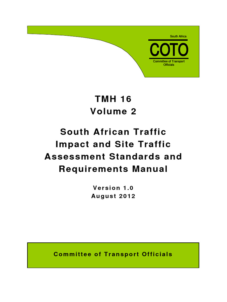 Tmh16 Tia Vol2 Pdf Road Traffic
