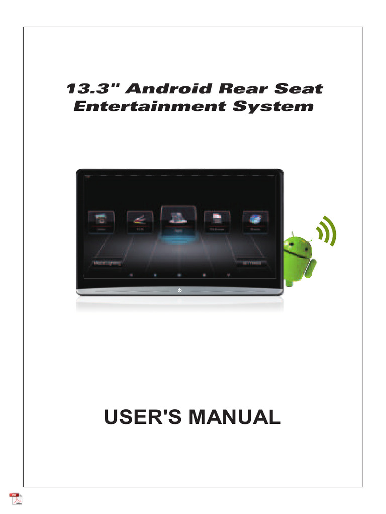 13.3" Android Car Entertainment Manual | PDF | Hdmi | Radio