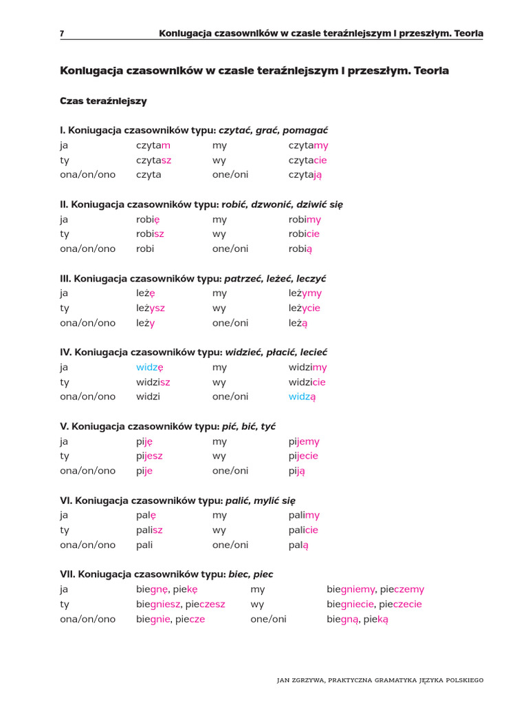 Czasowniki | PDF