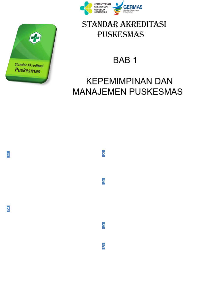 Akreditasi Bab 1 KMP | PDF