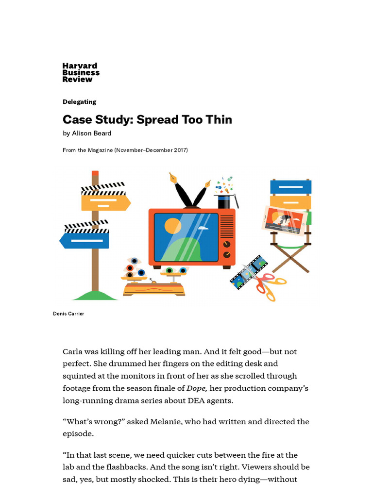 Case Study - Spread Too Thin | PDF