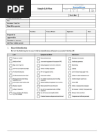 Standard Lift Plan Template | PDF | Crane (Machine) | Elevator