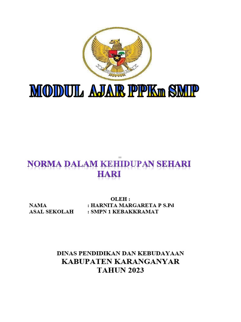 Modul Ajar Sigit PBL SKP | PDF