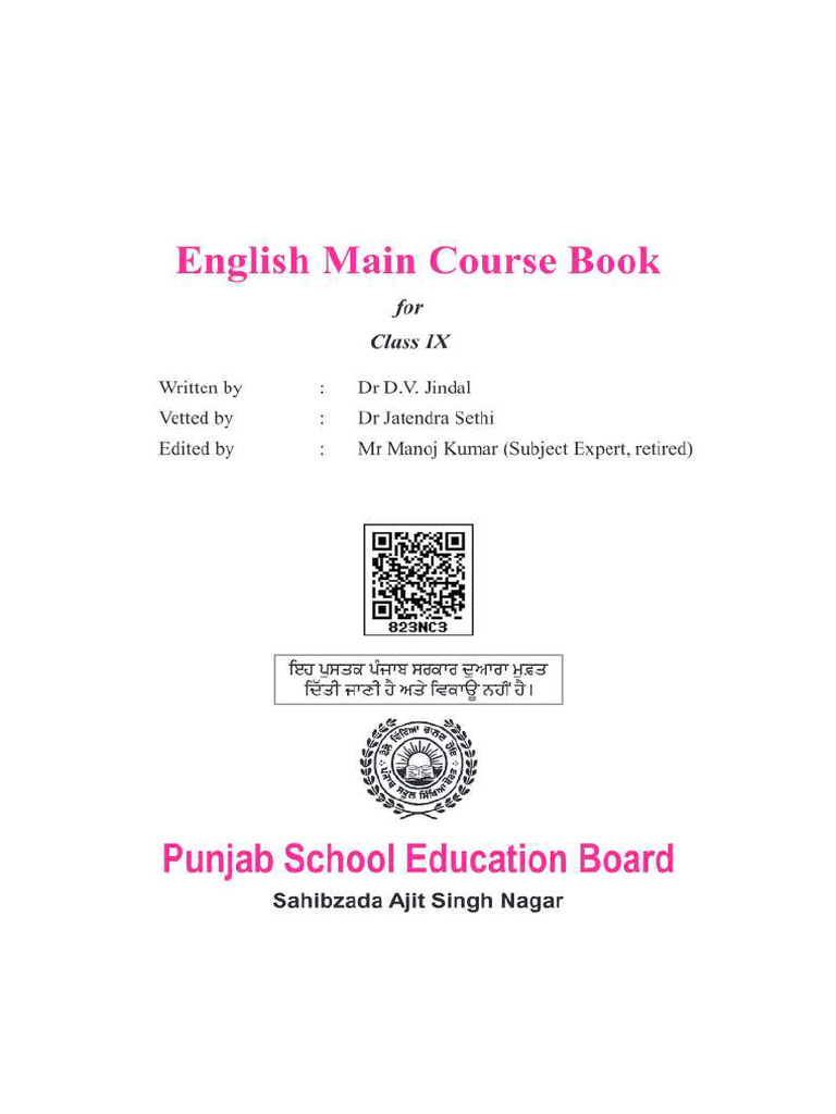 English Main Course Book-9 | PDF
