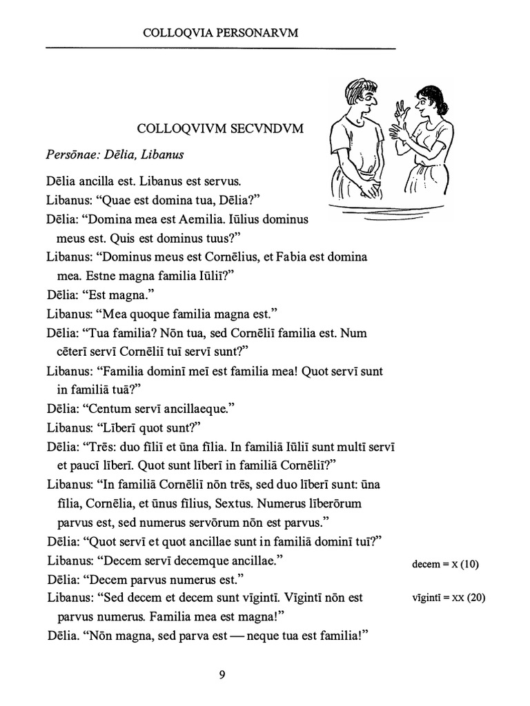Colloquia Personarum SECVNDVM | PDF