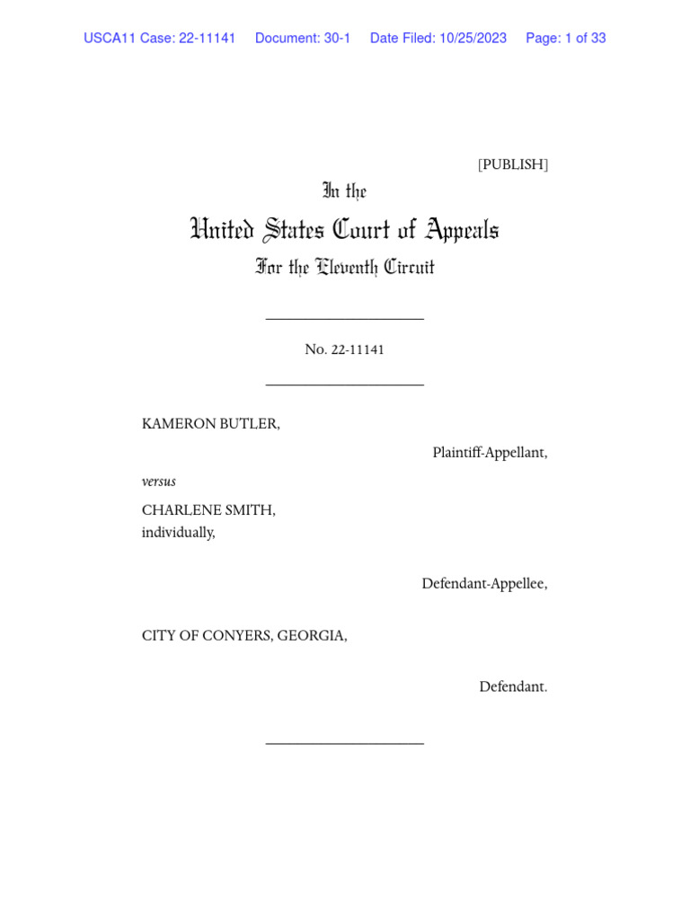 Butler Case | PDF | Summary Judgment | Arrest Warrant