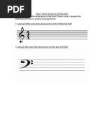 Music Worksheets Bass Clef Note Names | PDF | Musical Compositions ...