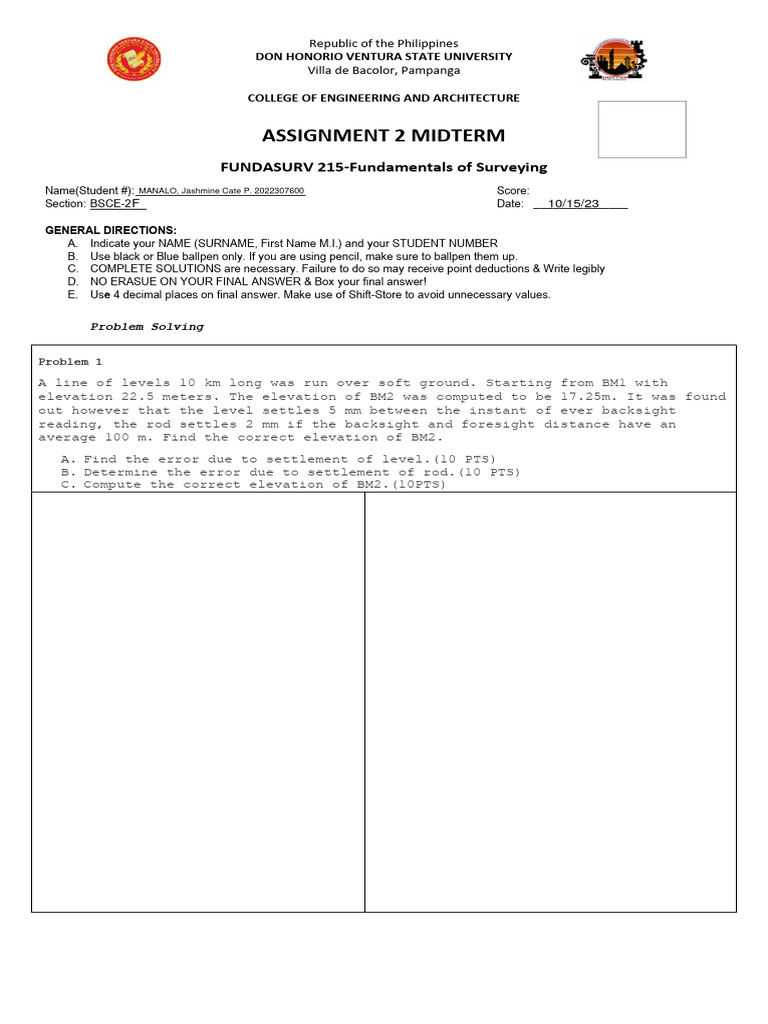 Assgn 2 | PDF | Metre | Science