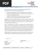 Sample Stop Work Authority Program | PDF | Safety | Employment