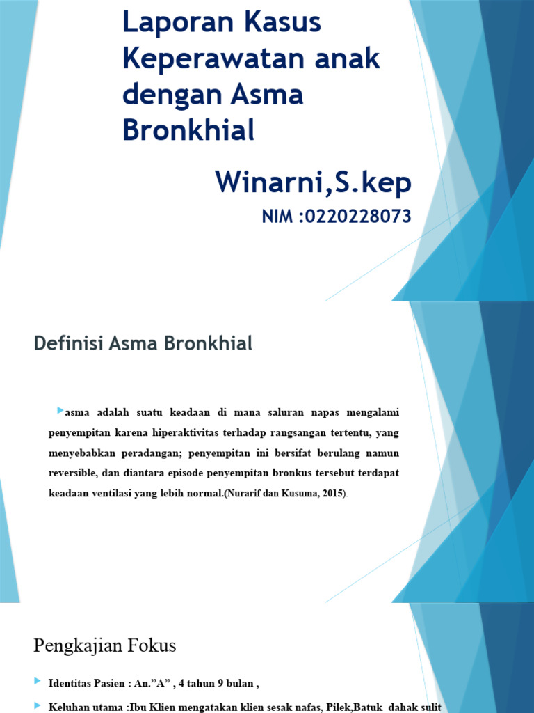 Laporan Askep Anak Asma | PDF