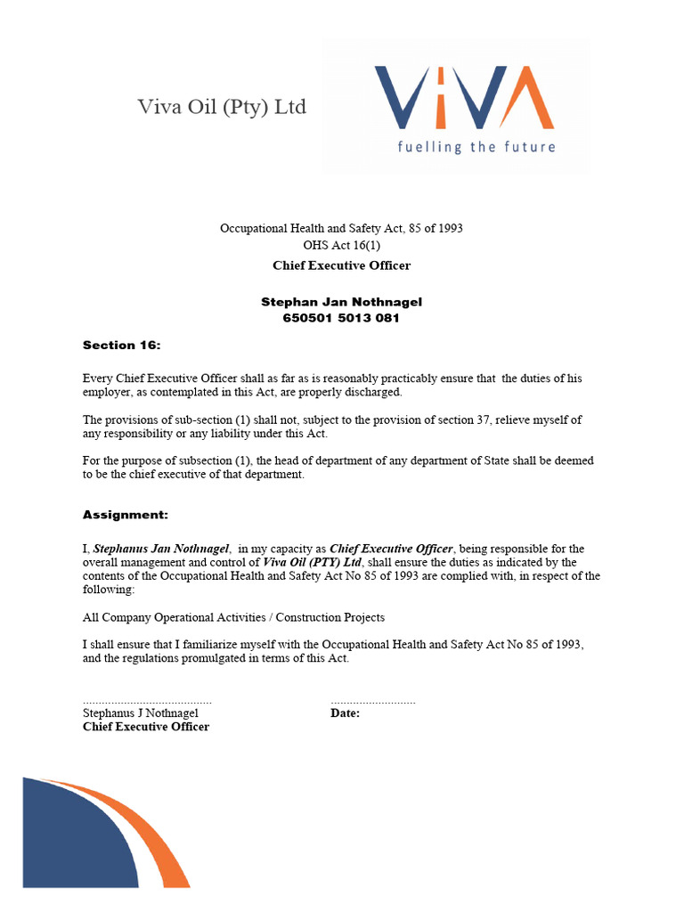 Appointment 16.1 | PDF