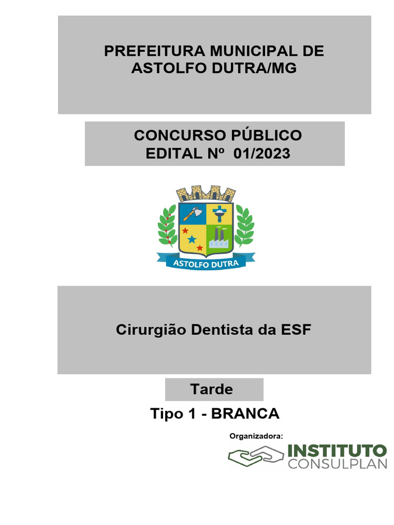 Cirurgião Dentista Da Esf | PDF