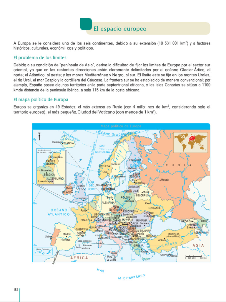 El Espacio Europeo | PDF | Europa | Clima