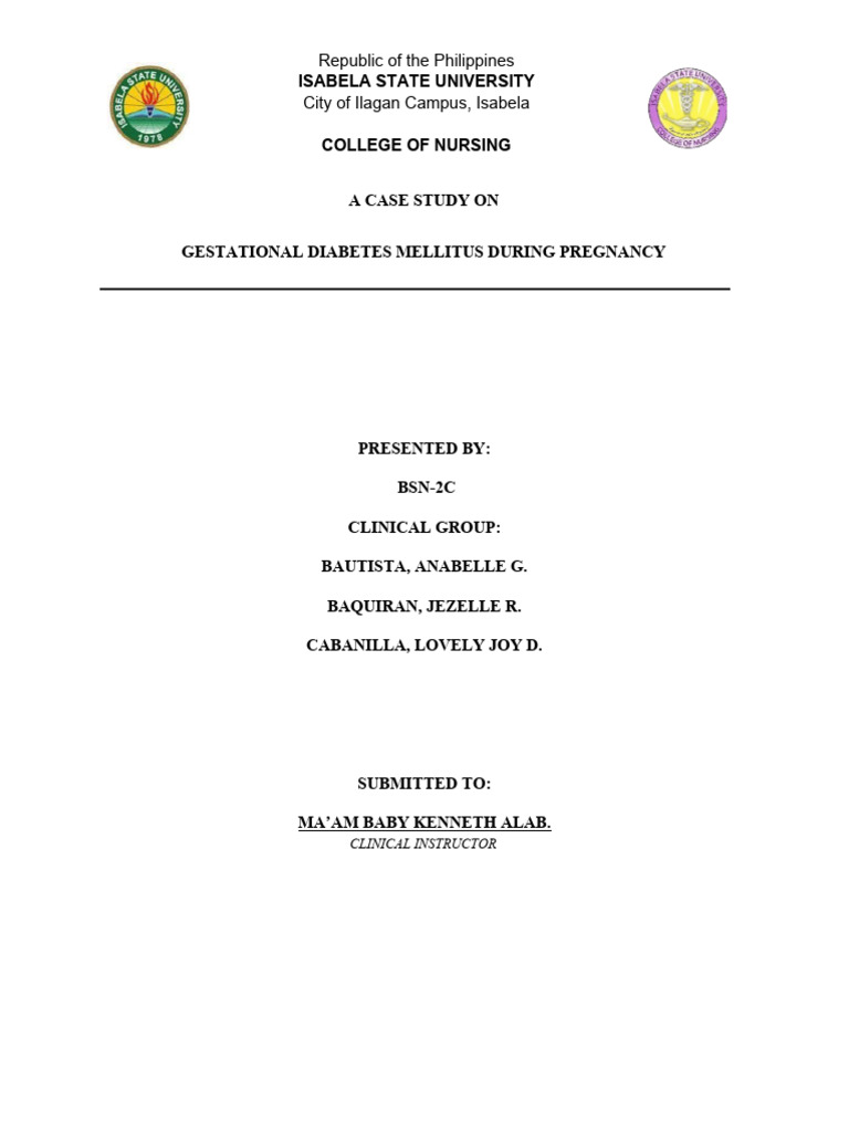 A Case Study On GDM | PDF