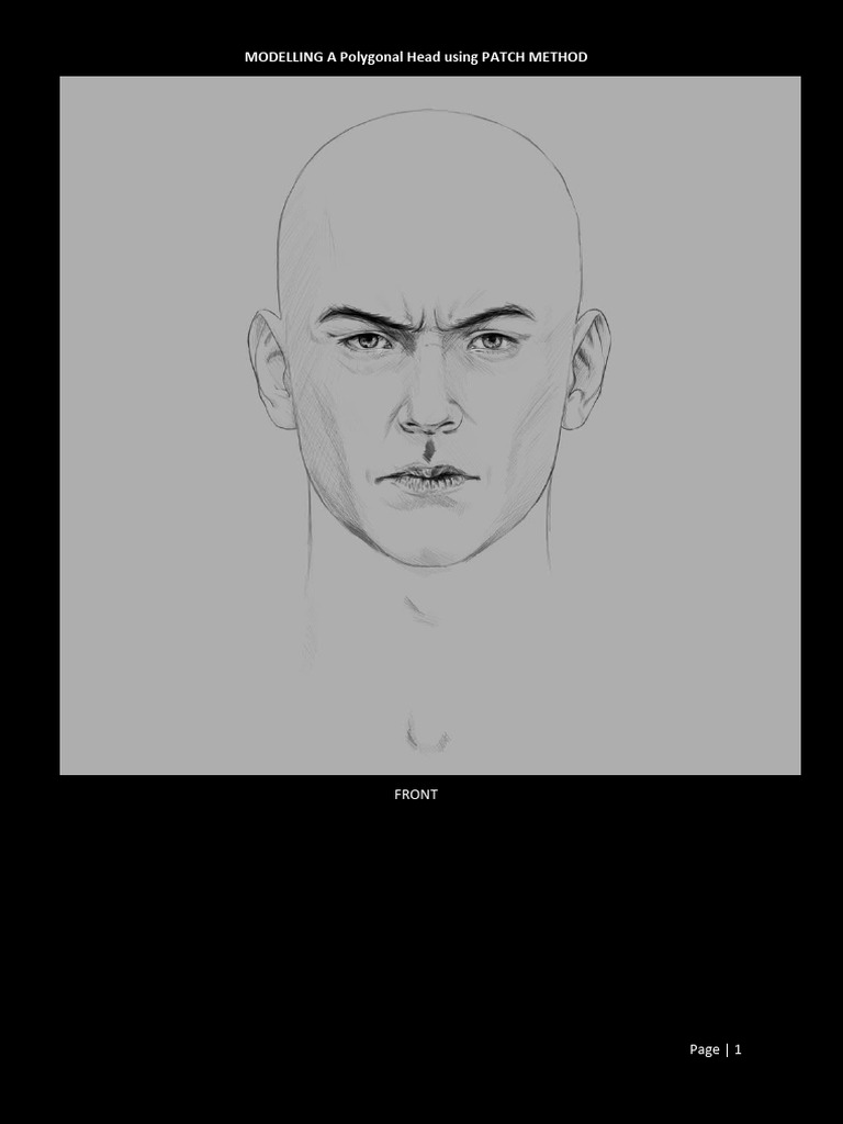 Patch Modelling A Human Head v2 | PDF | Extrusion