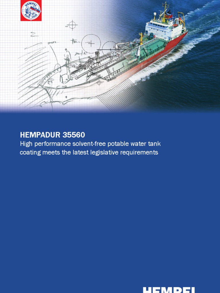 8100 Hempadur 35560 Brochure | PDF | Epoxy | Drinking Water