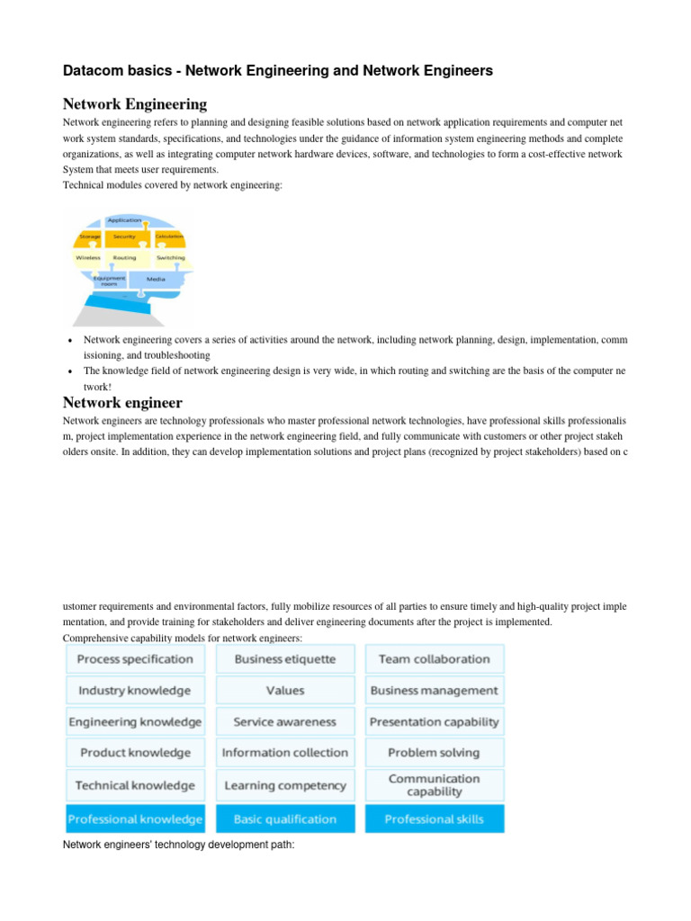 1.1. Datacom Basics | PDF | Computer Network | Engineering