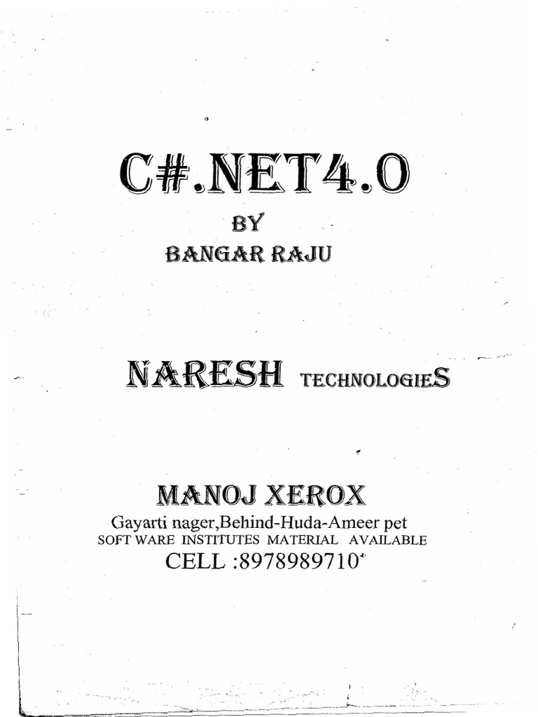 Naresh C Net 40 | PDF