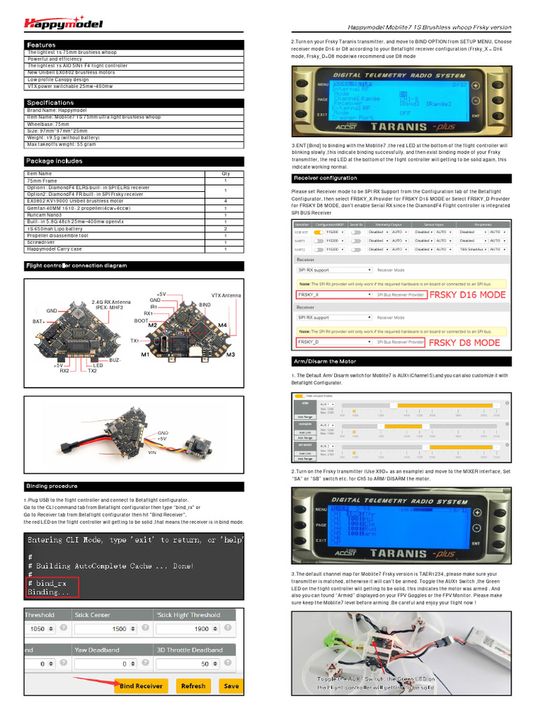Moblite7 Frsky Manual | PDF | Usb | Booting