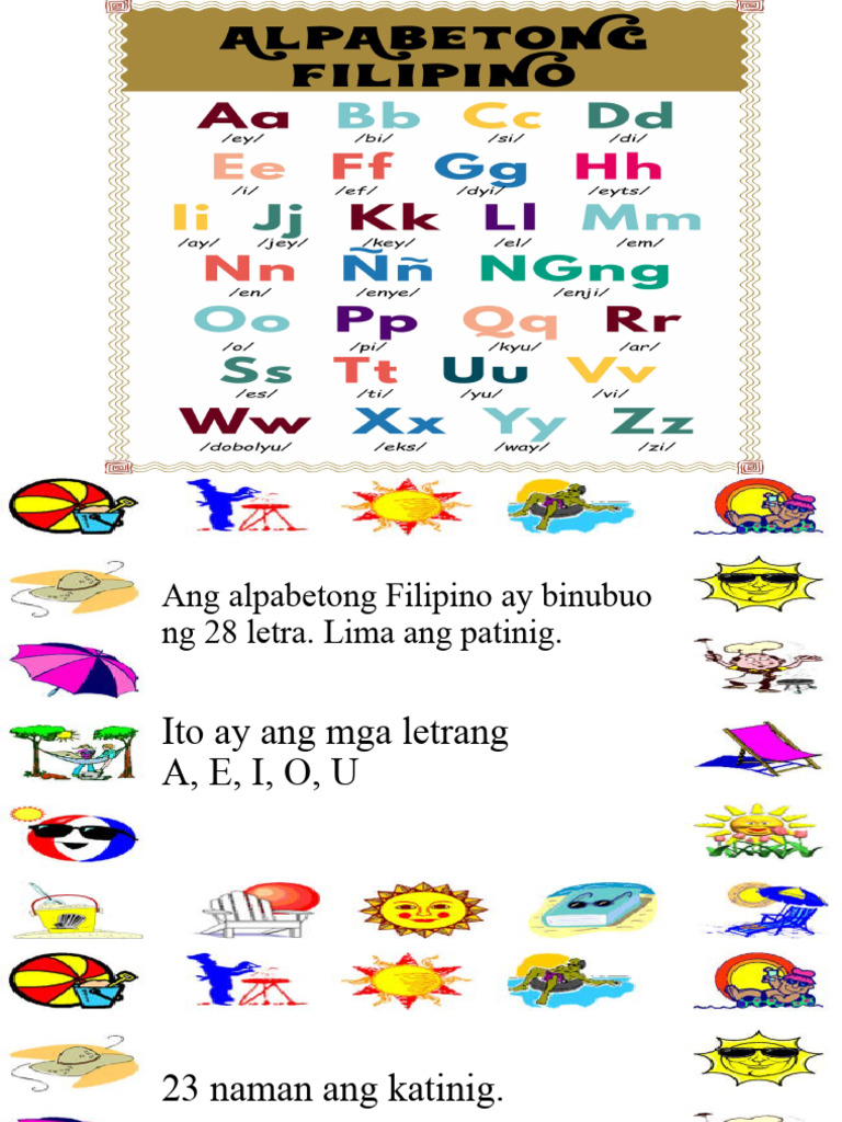 Alpabetong Filipino | PDF