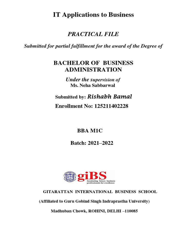 ITAB File | PDF