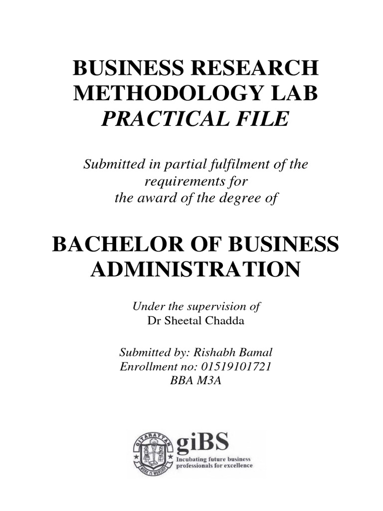 BRM Lab-File | PDF BRM Lab-File | PDF
