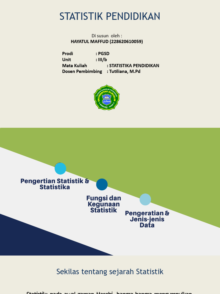 Statistika Pendidikan | PDF
