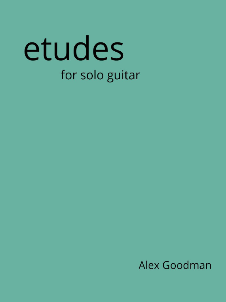 Etudes | PDF | Rhythm | Guitars
