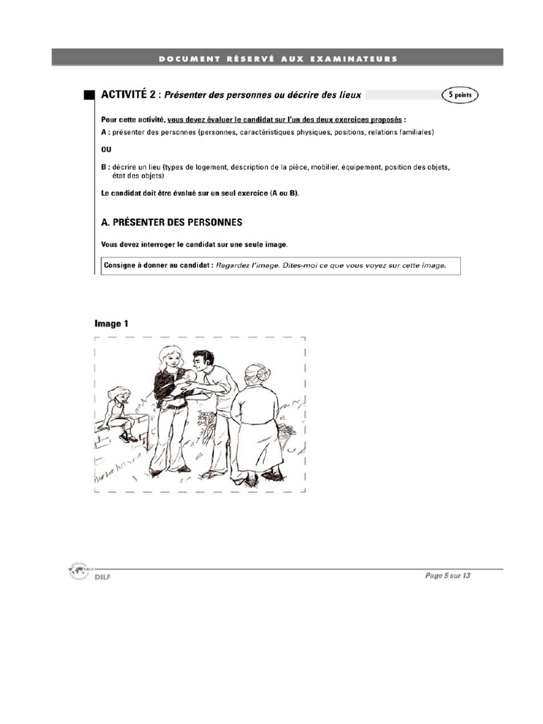 Dilf Production Orale Activite 2 Presenter Personnes Decrire Lieux 3 | PDF Dilf Production Orale Activite 2 Presenter Personnes Decrire Lieux 3 | PDF