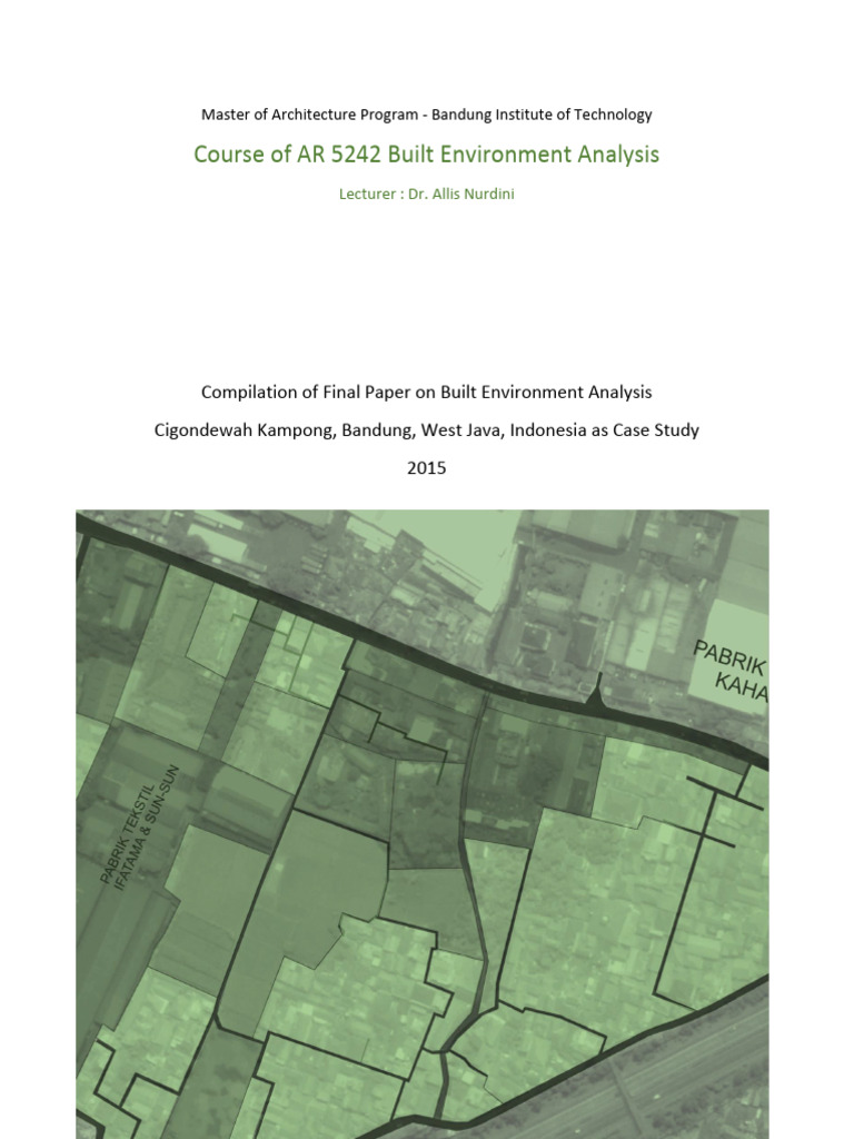 Ar 5242 Built Environment Analysis Class - Final Paper | Download Free PDF | Built Environment ...