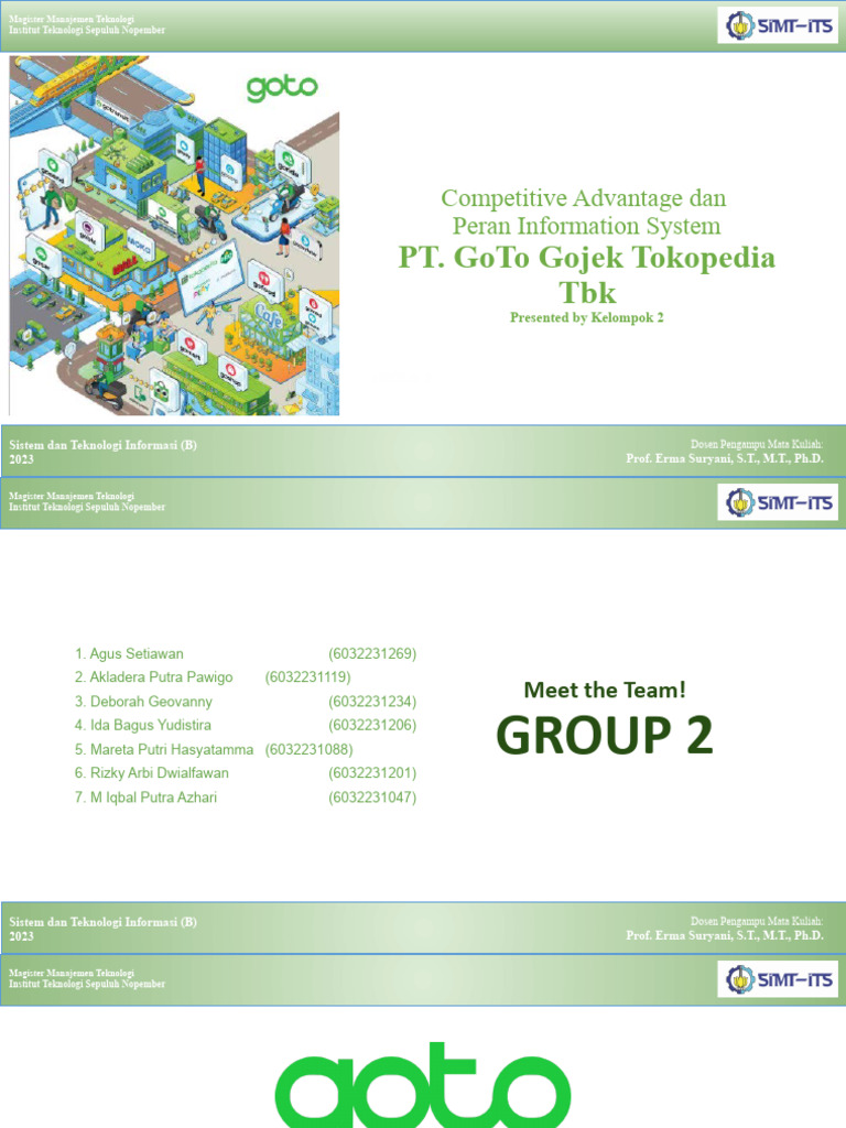 Kelompok 2 - Goto (Gojek & Tokopedia) - PPT | PDF