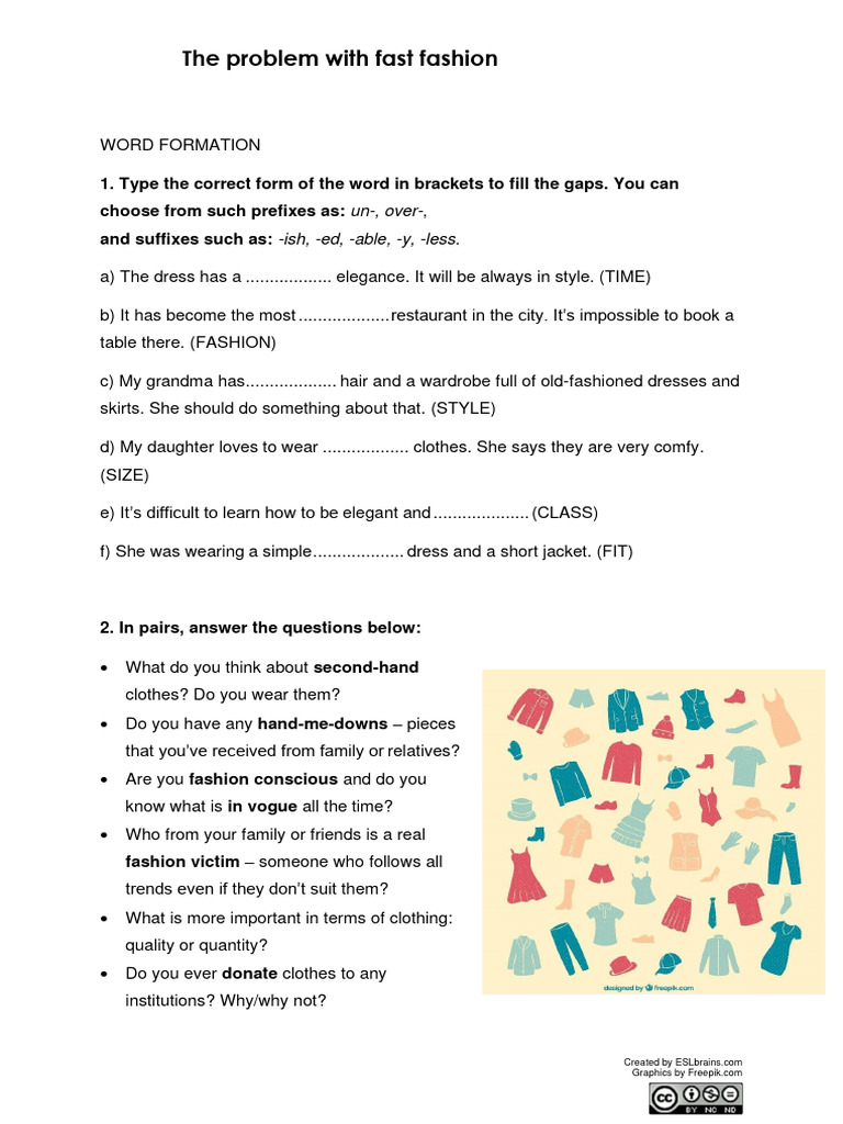 Understanding Fast Fashion Issues | PDF | Fashion | Clothing