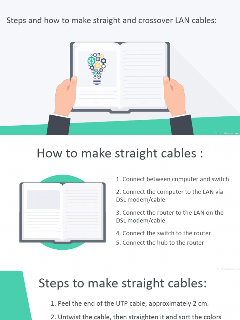 Tugas B.inggris Langkah Membuat Kabel LAN | PDF | Home & Garden | Technology & Engineering