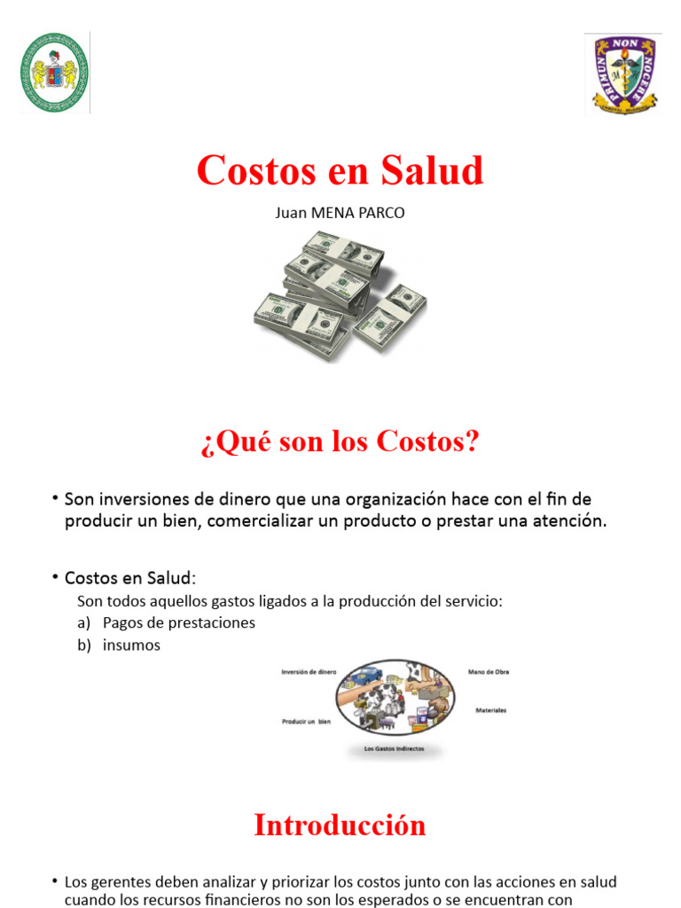 Clase 12 - Costos en Salud | PDF | Presupuesto | Economias