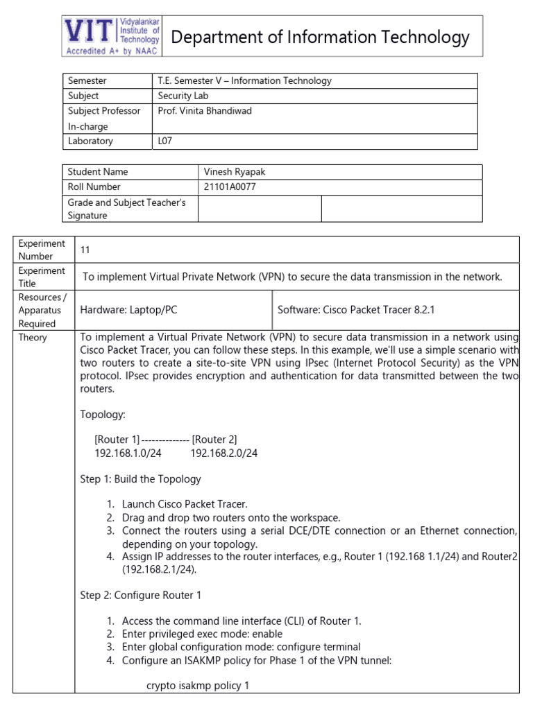 Cns 11 Exp Vinesh | PDF