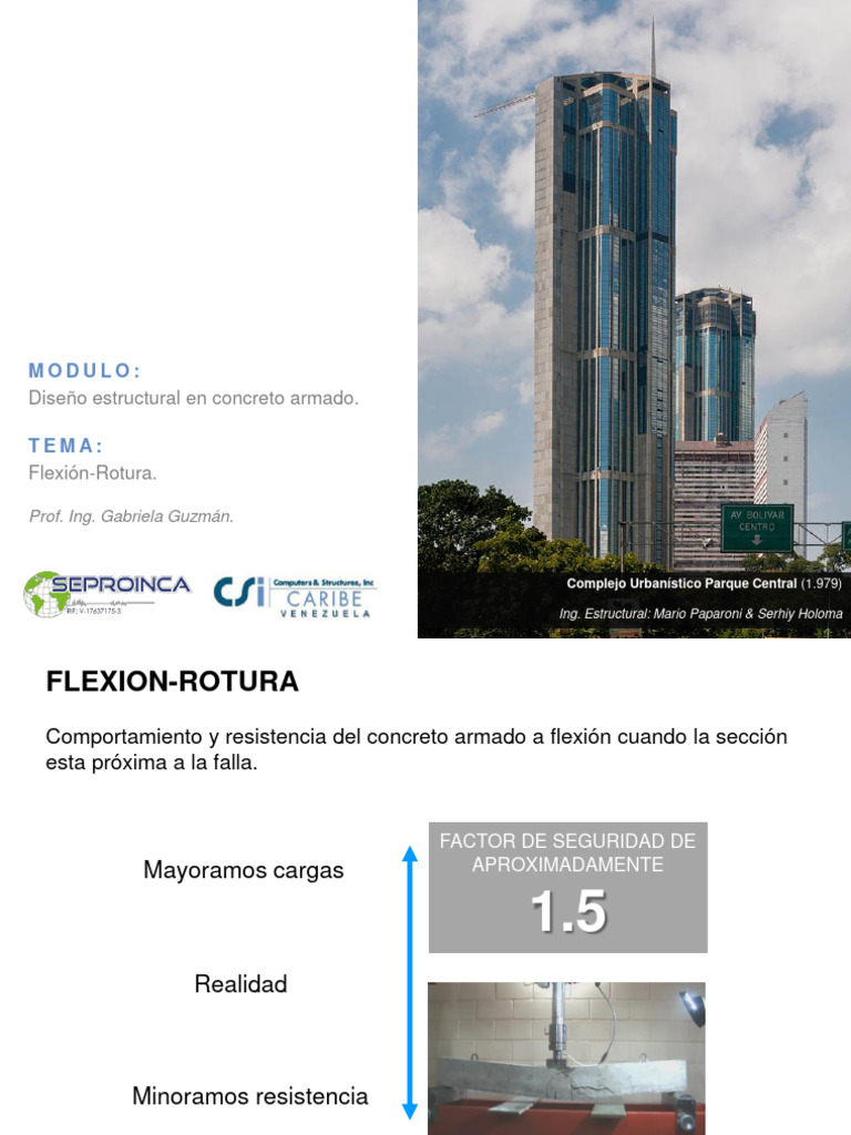 Flexión-Rotura en Concreto Armado | PDF | Concreto reforzado | Viga (Estructura)