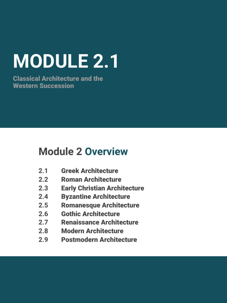Hoa - Hoa Module 2 P1 | PDF | Column | Architectural Elements