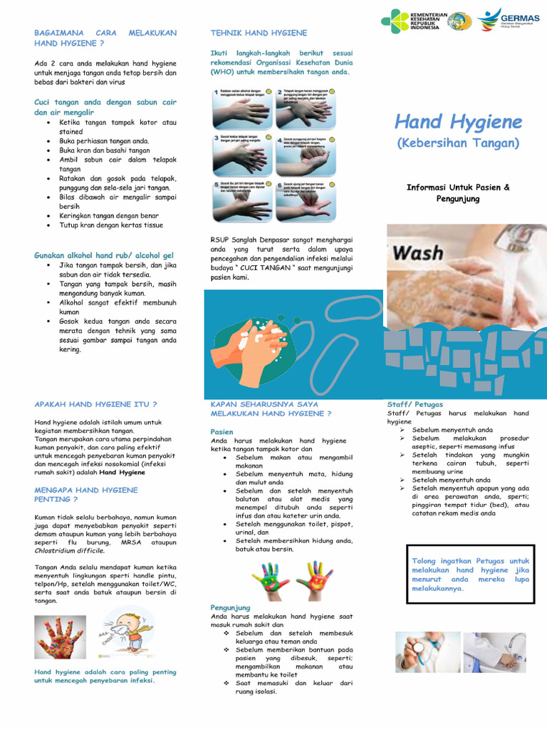 Leaflet Hand Hygiene | PDF