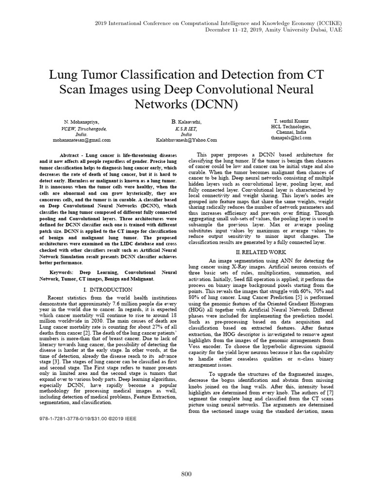 Lung Tumor Classification and Detection From CT | PDF | Accuracy And ...