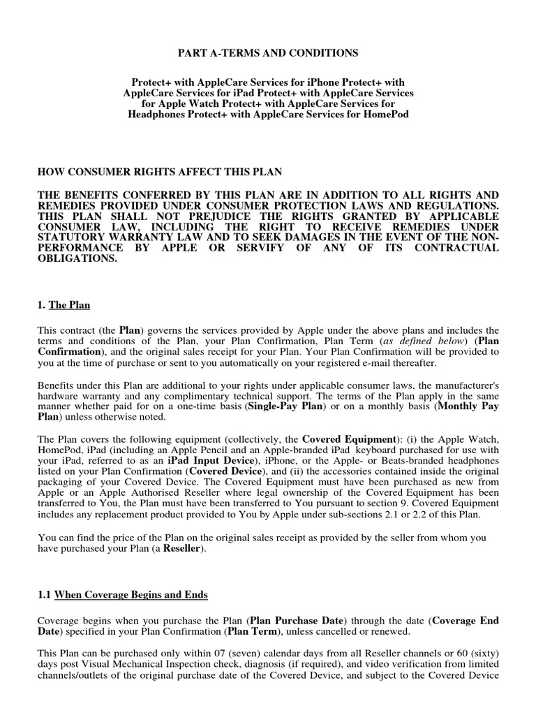 ADLD Servify Apple Care Plus | PDF