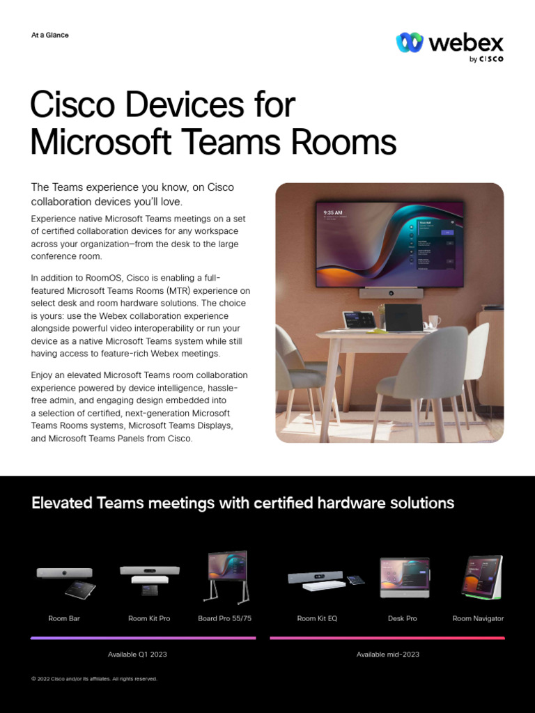 Cisco Devices For Microsoft Teams Rooms - CM 5551 | PDF | Computer Science | Computing