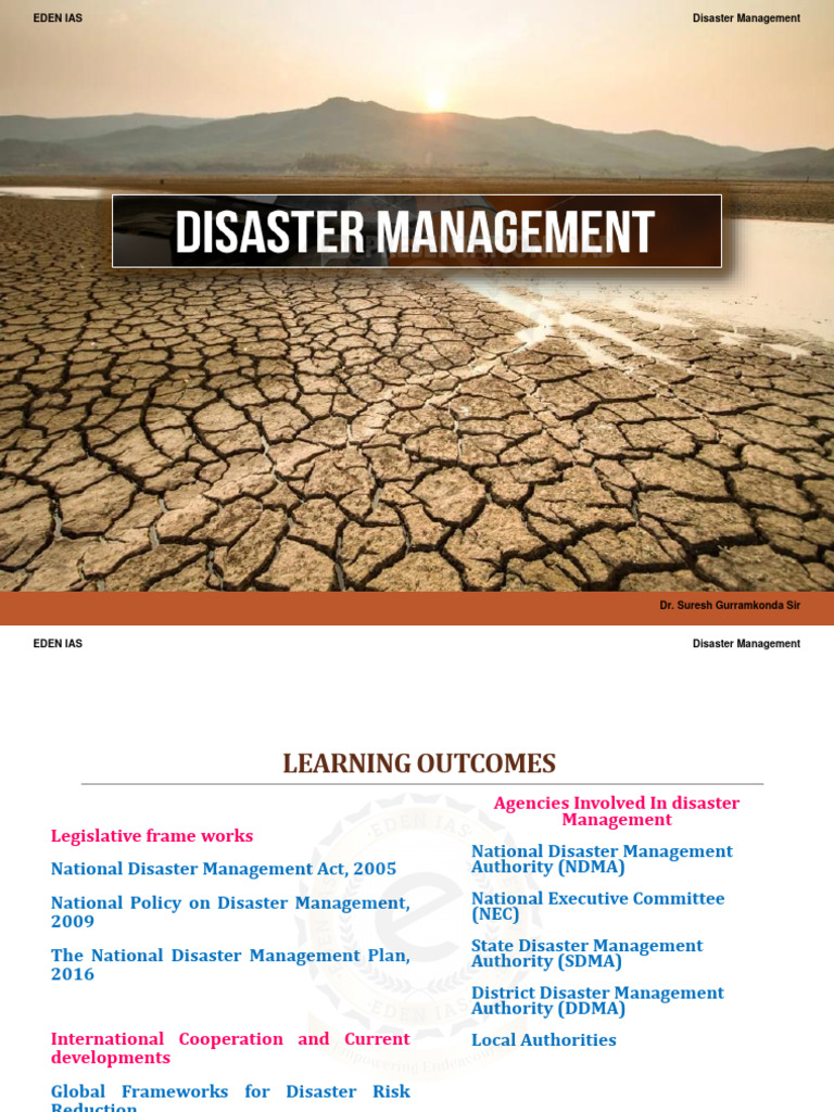 Disaster Management Framework. | PDF | Emergency Management | Government