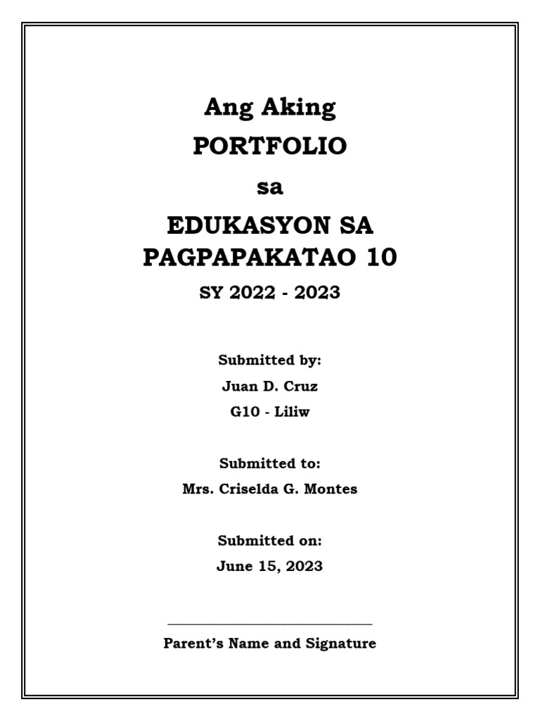 Portfolio Esp | PDF