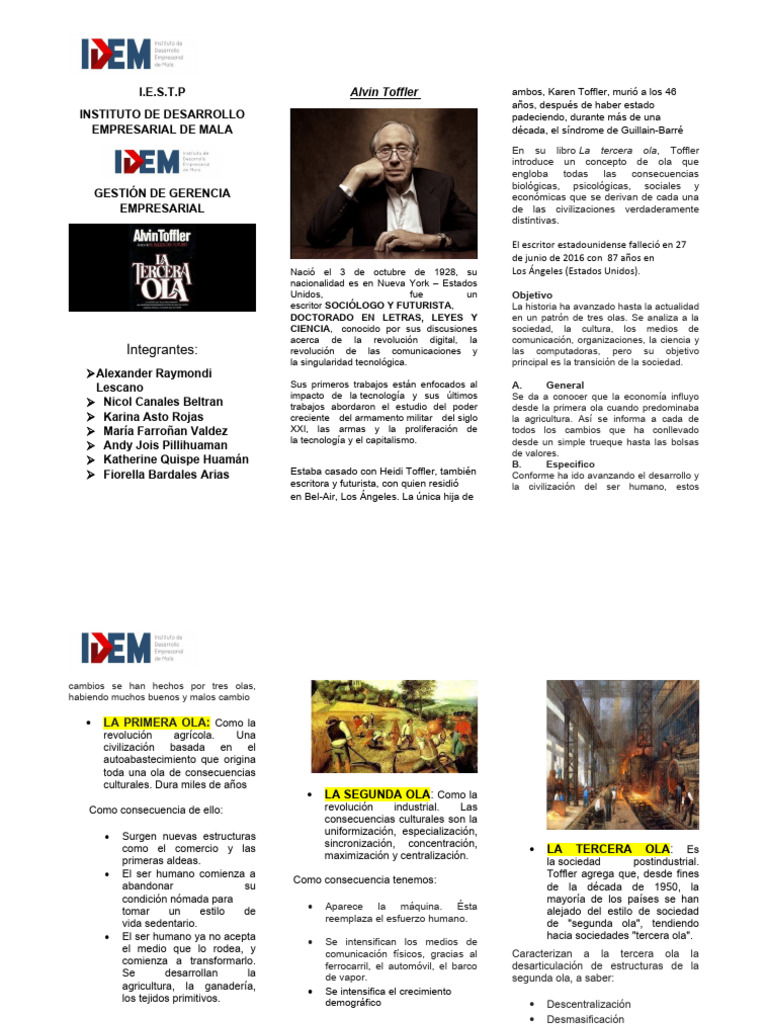 Triptico de La Tercera Ola | PDF